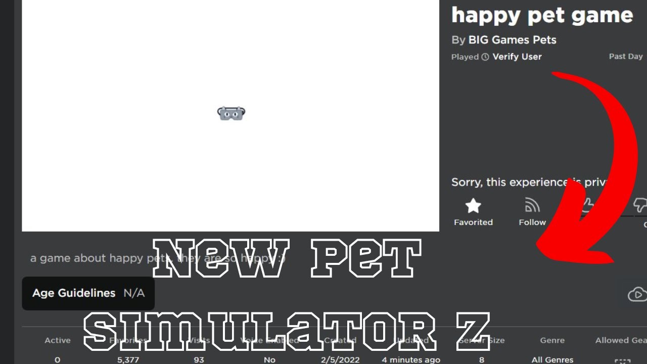New pet Simulator Z Called Happy Pet game and News Leaks Of it - YouTube