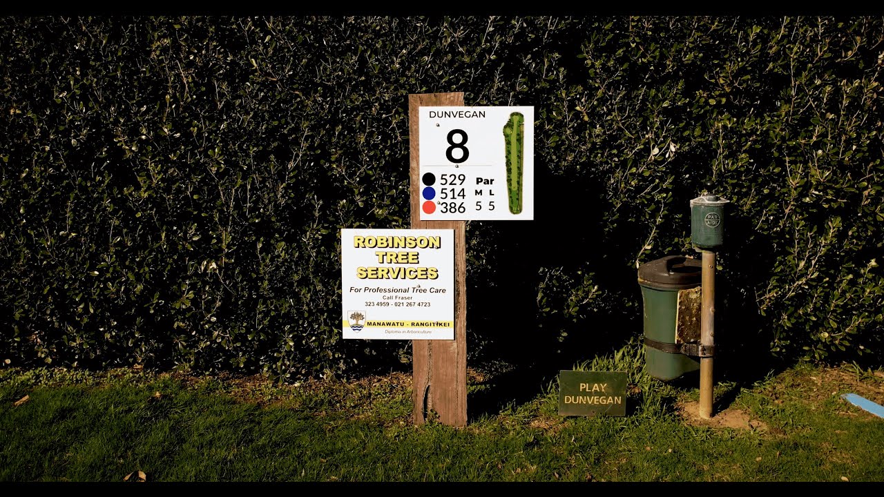 Hole 8 - Feilding Golf Course - YouTube