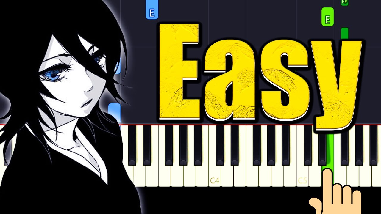 Bleach ED 2 (Thank You) - Easy Piano Tutorial + Music Sheets - YouTube