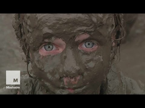 Michigan kids roll around in 200 tons of mud | Mashable