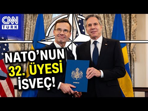 İsveç Resmen NATO'nun 32  Üyesi Oldu! #Haber