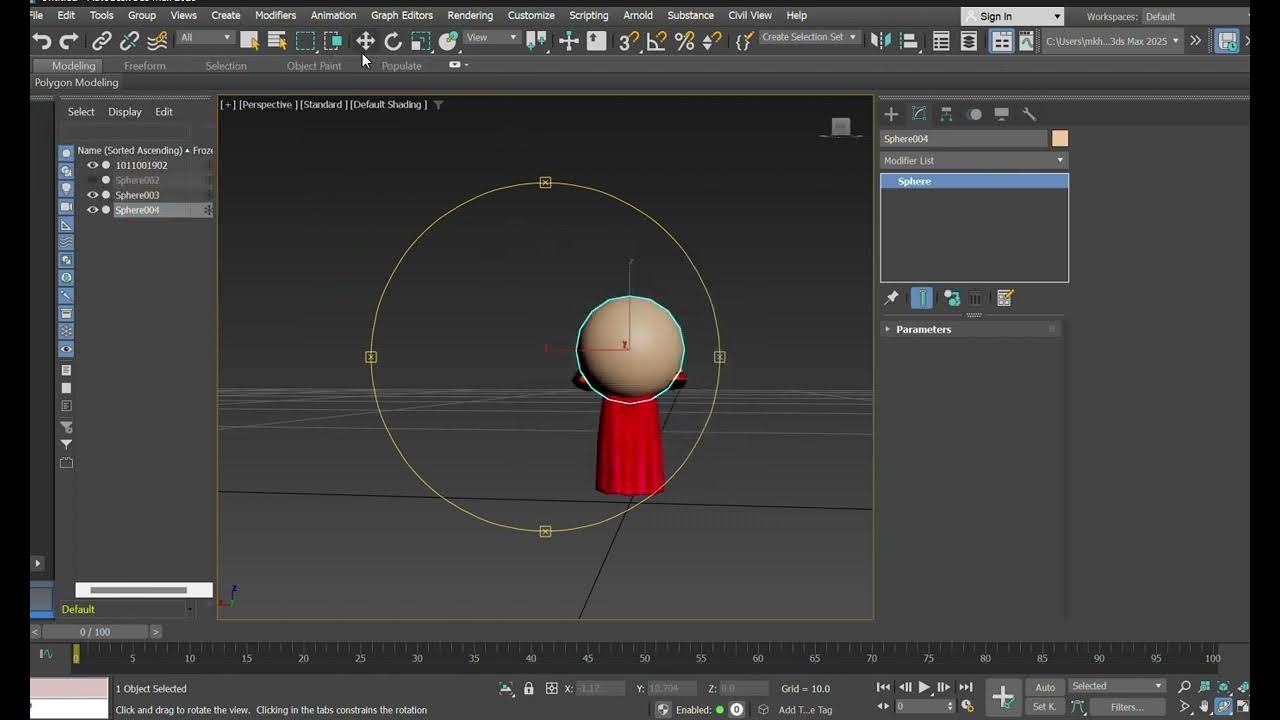 Create hitbox for armor 3RD max preview - YouTube