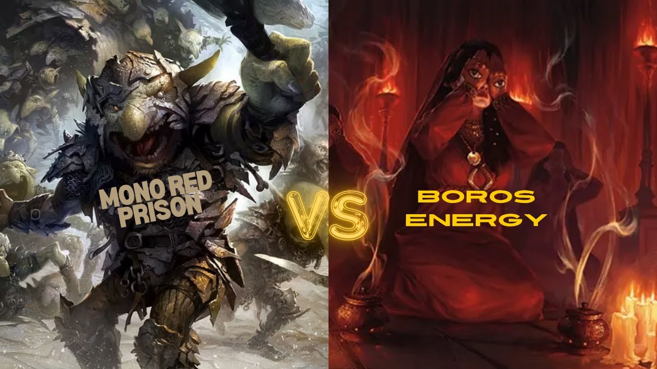 Paper Legacy! Mono Red Prison VS Boros Energy - YouTube