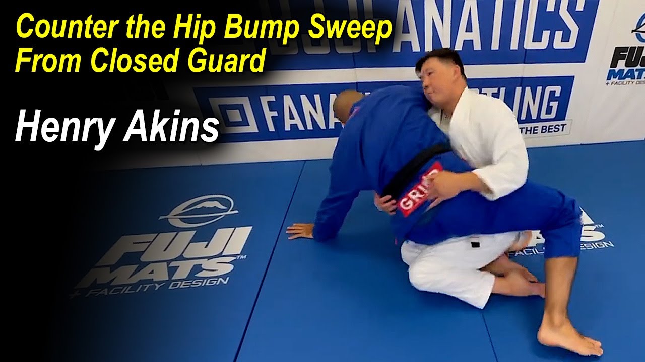 Counter the Hip Bump Sweep From Closed Guard - Henry Akins - YouTube