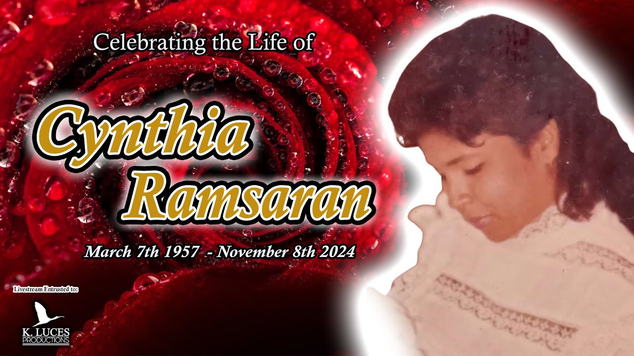 Burial of Cynthia Ramsaran - YouTube