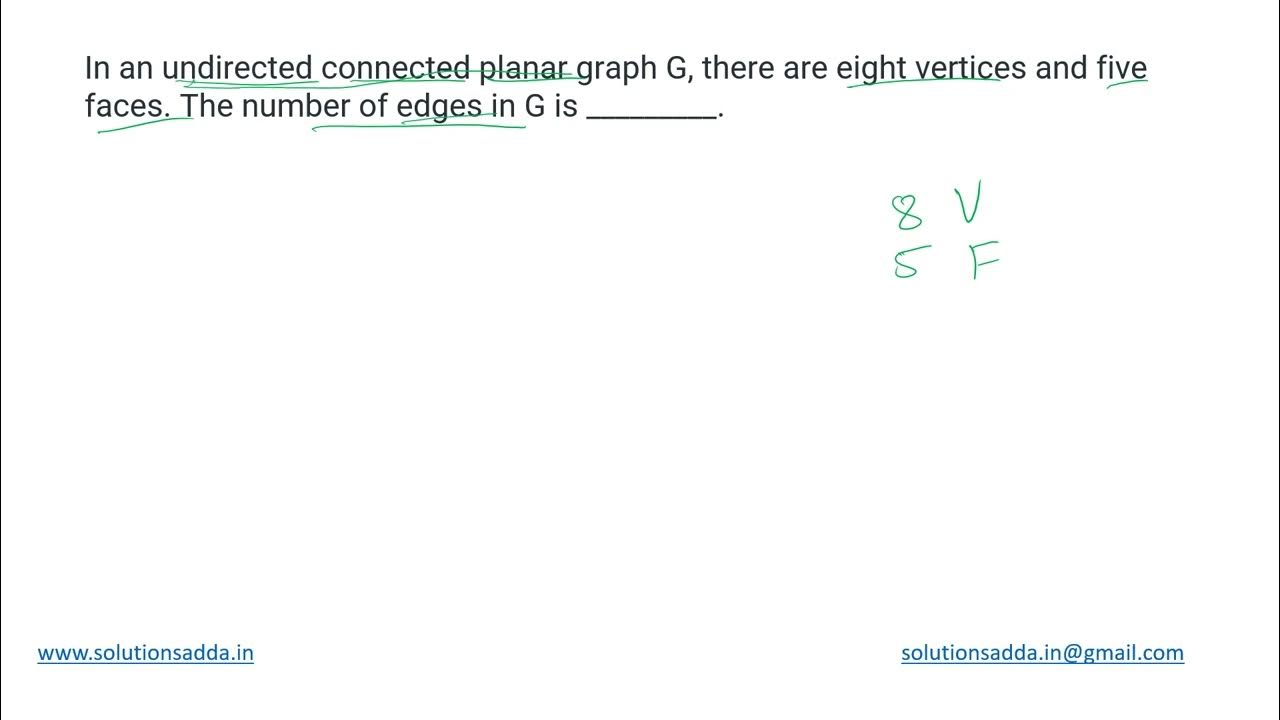 GATE 2021 SET-1 | EM | GRAPH THEORY | GATE TEST SERIES | SOLUTIONS ADDA ...