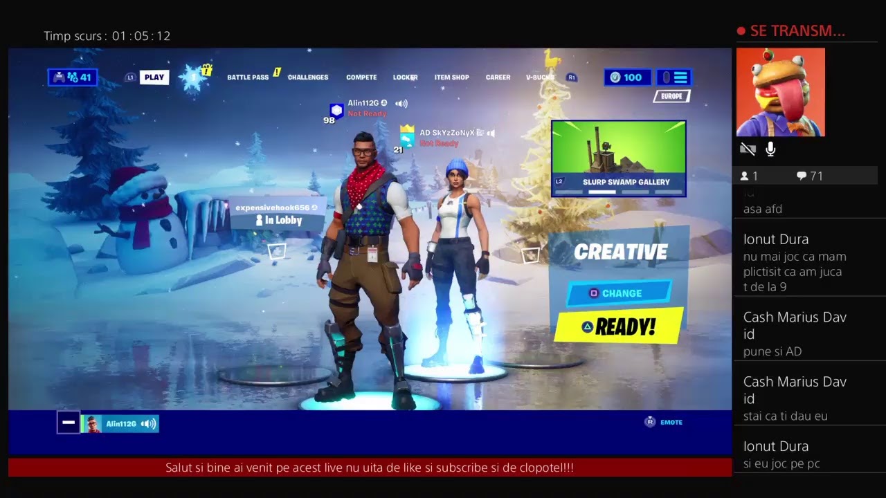 Live cu promovari si reciproc (Fortnite ROMANIA LIVE) - YouTube