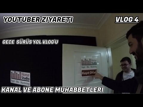 Gece Vlog 4 - YOUTUBER ZİYARETİ - ABONELERİM İLE MUHABBET