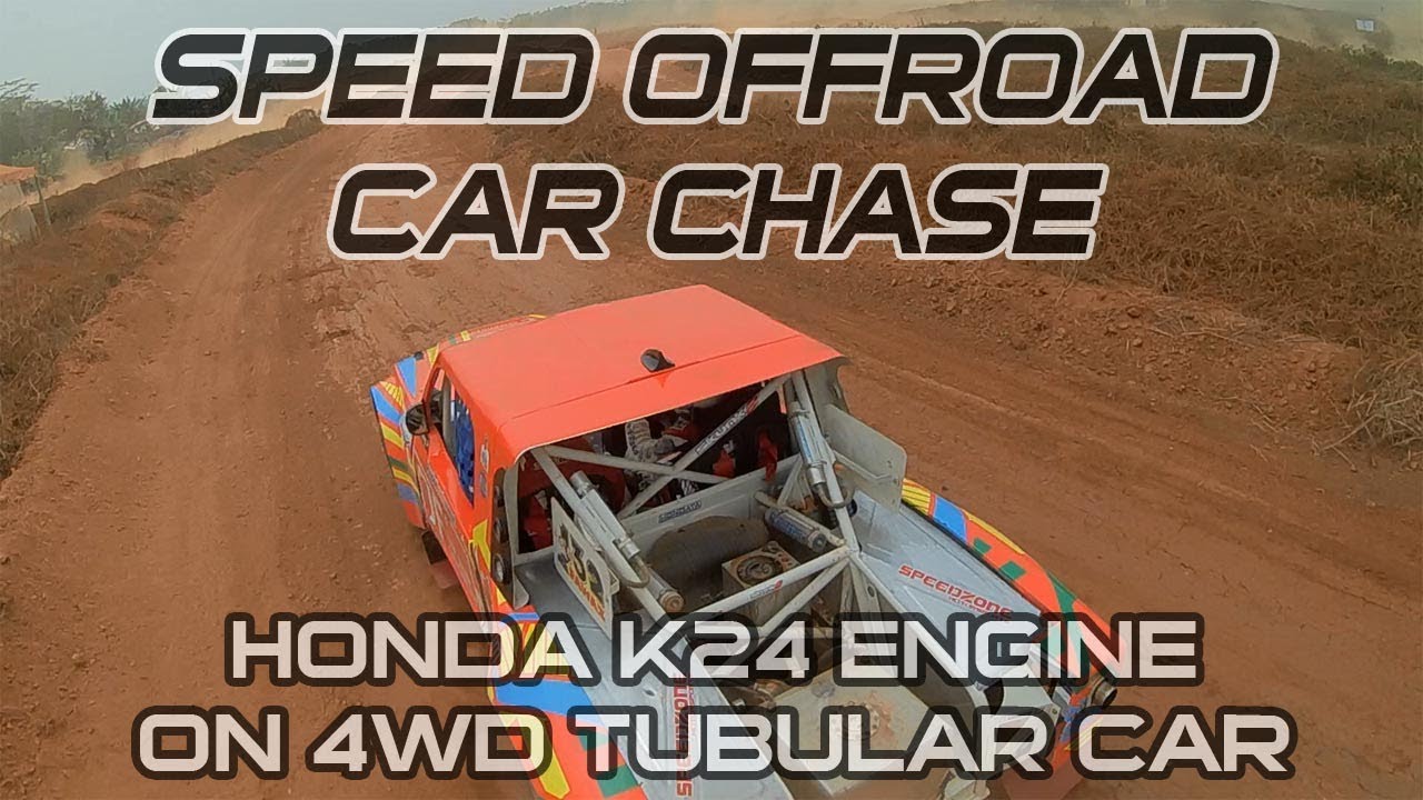 Car Chase: Honda K24 Engine on 4WD Tubular Car - YouTube