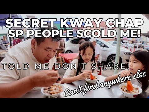 Sungai Petani's Unique Kway Chap: Local guy told me not to share this! #streetfood #secret