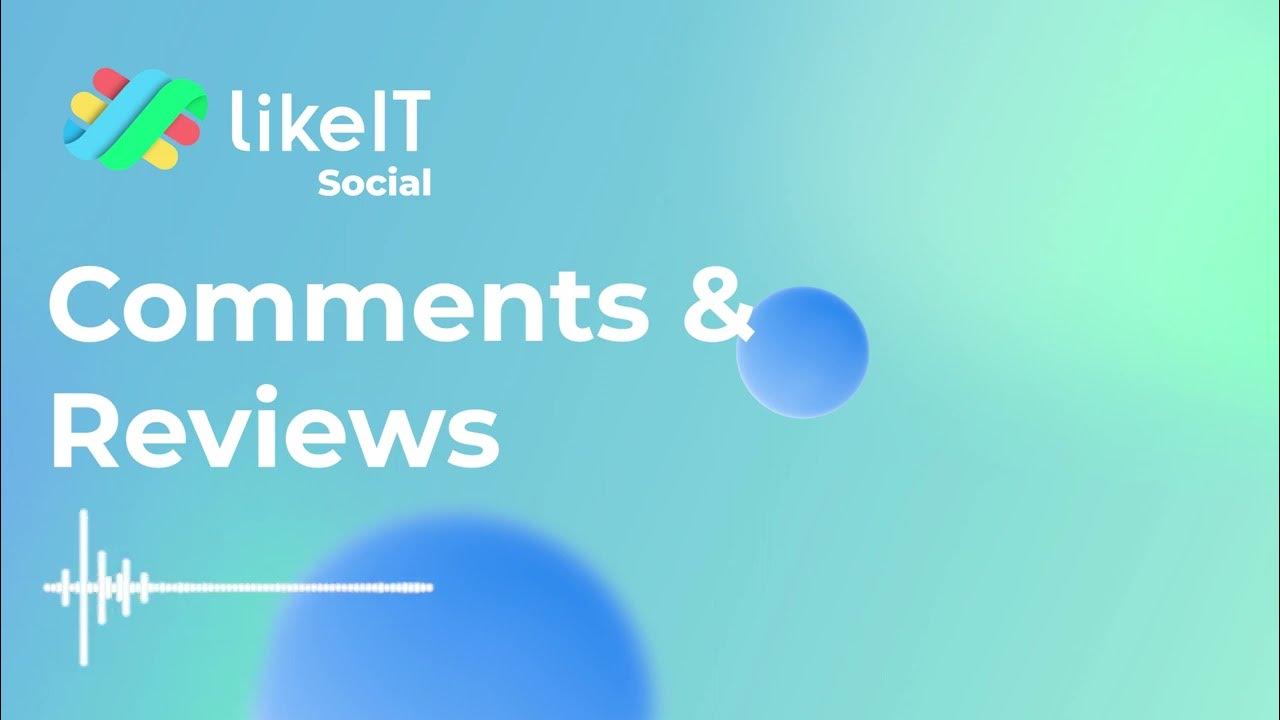 How to do social media Comments & Reviews professionally from LikeIT Social - YouTube