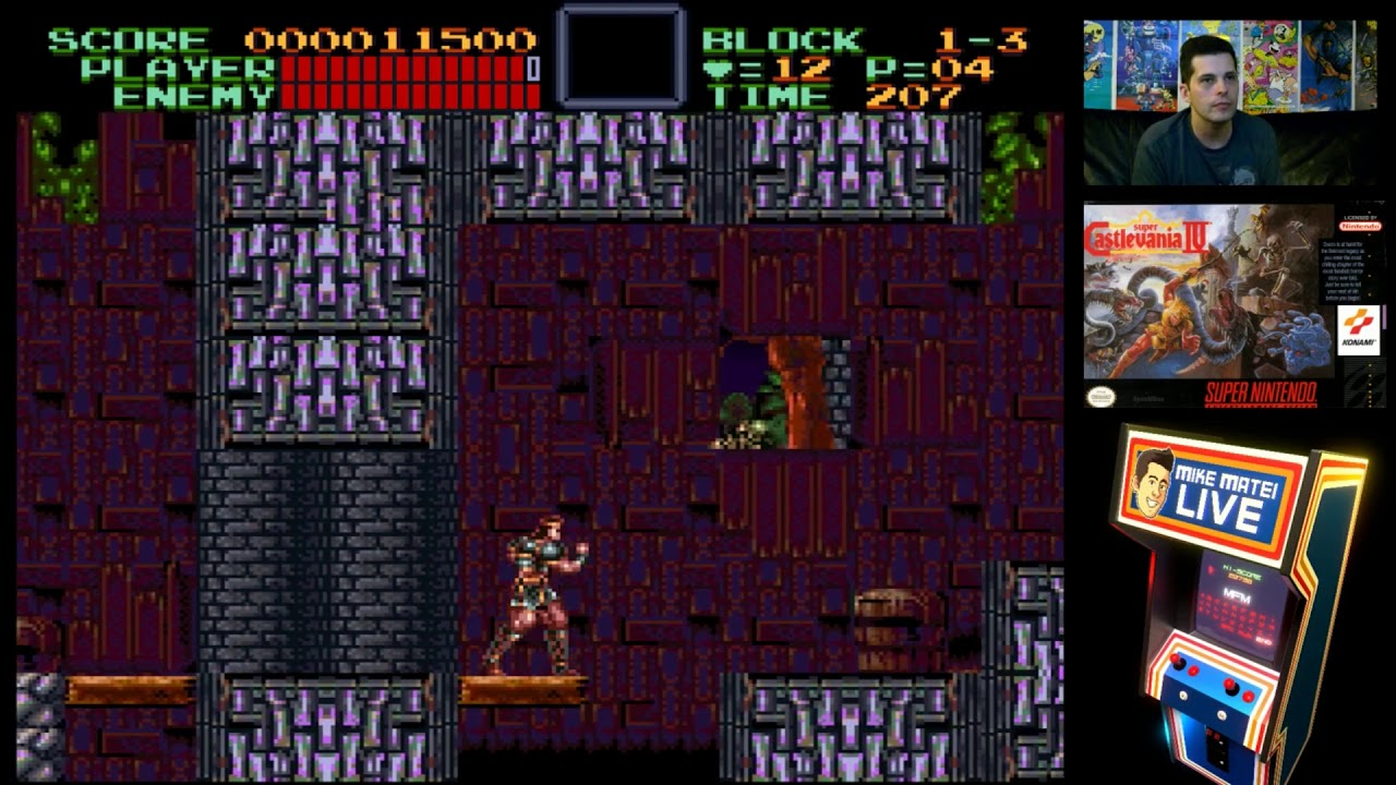 AVGM Castlevania IV Hard Mode Hack (SNES) "THIS IS THE WORST!!!" Mike ...