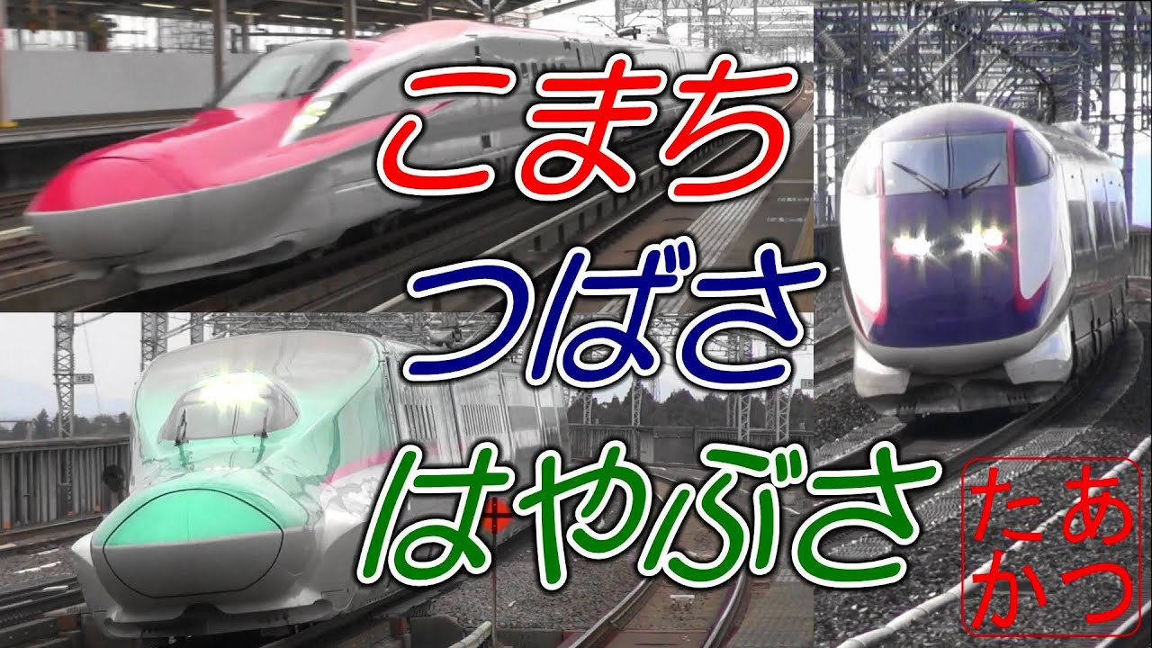 【マジかこのスピード カーブも320キロでぶっとばす】那須塩原駅 E2系 E3系 E5系 E6系 Japanese Bullet Train - Shinkansen - YouTube