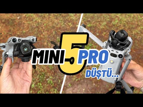 Uçuş sırasında çakıldı! 😵‍💫 DJI Mini 5 Pro Neden Düştü?