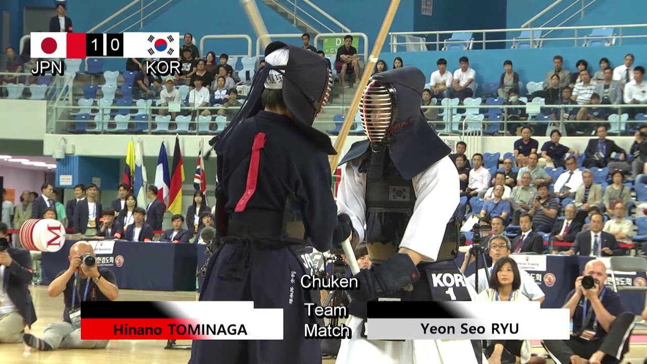17th World Kendo Championships Women's TEAM Japan vs Korea - YouTube
