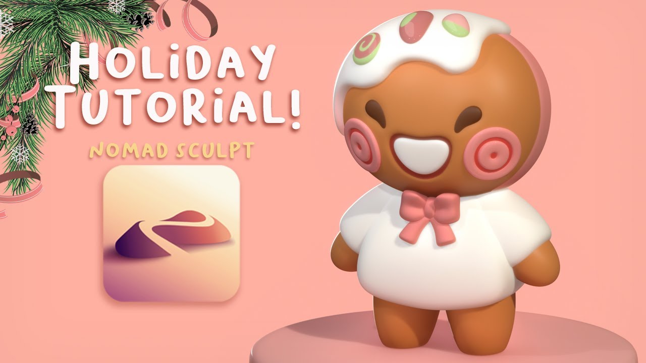 Nomad Sculpt Christmas Special: Gingerbread Man | Full Tutorial - YouTube