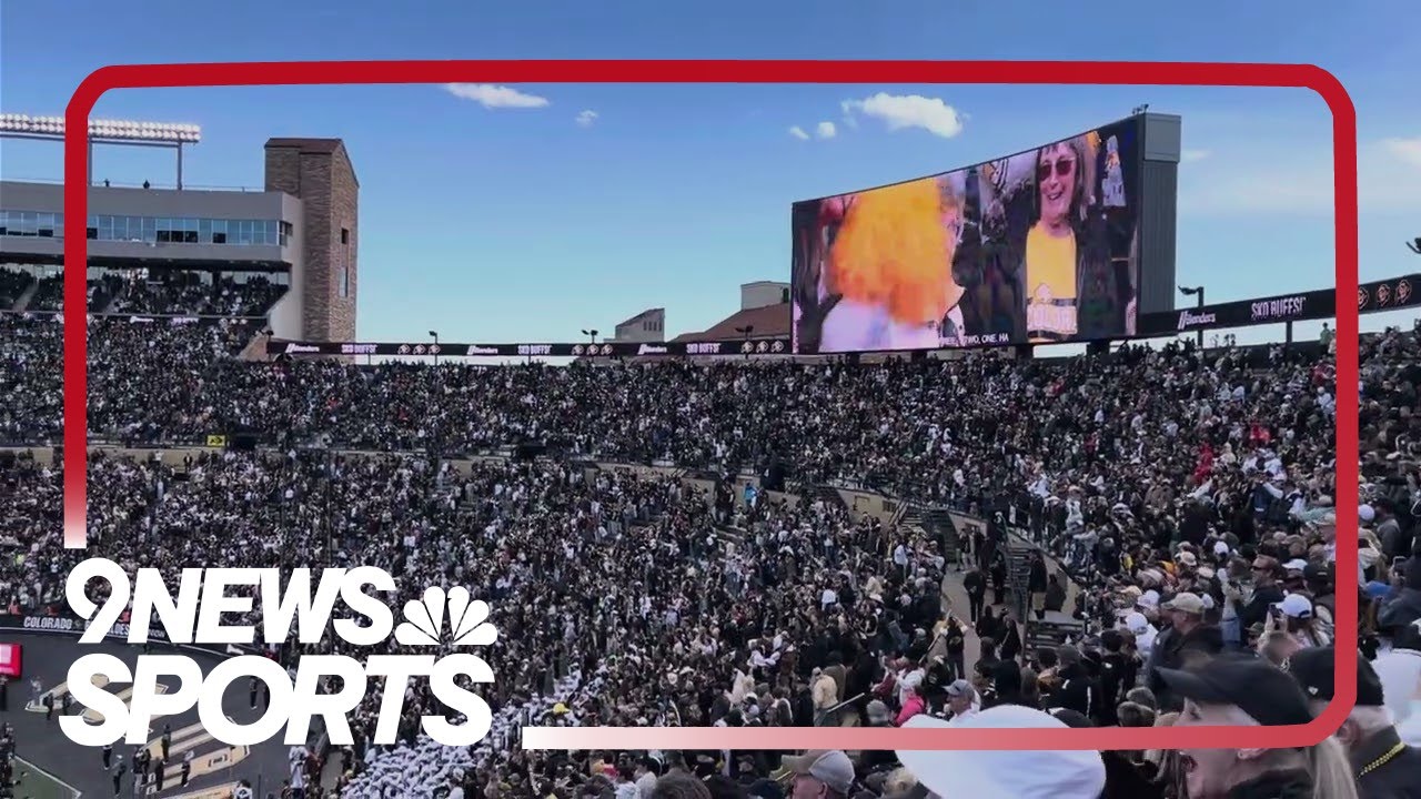 Folsom Field sings ‘Happy Birthday’ to 100-year-old Colorado superfan ...