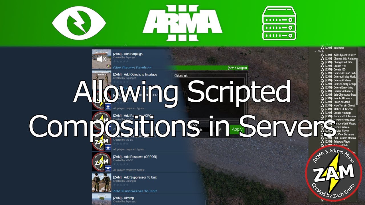 [ZAM] - Enabling Scripted Compositions in Your Server (Arma 3) - YouTube
