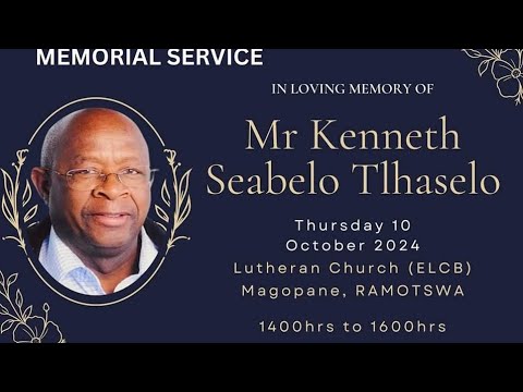 Celebrating The Life And Legacy of Mr Kenneth Seabelo Tlhaselo 😭 (1952 ...