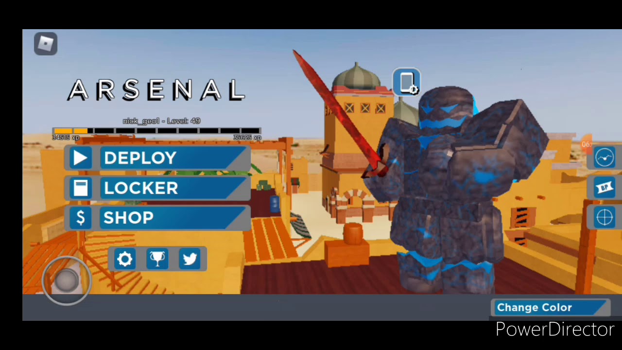 Roblox arsenal with Golden chains3 - YouTube