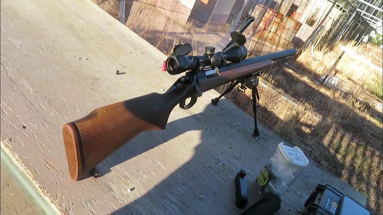 VSR-10 ピストン重量を上げての0．25g50mターゲットへの確認射撃 - YouTube