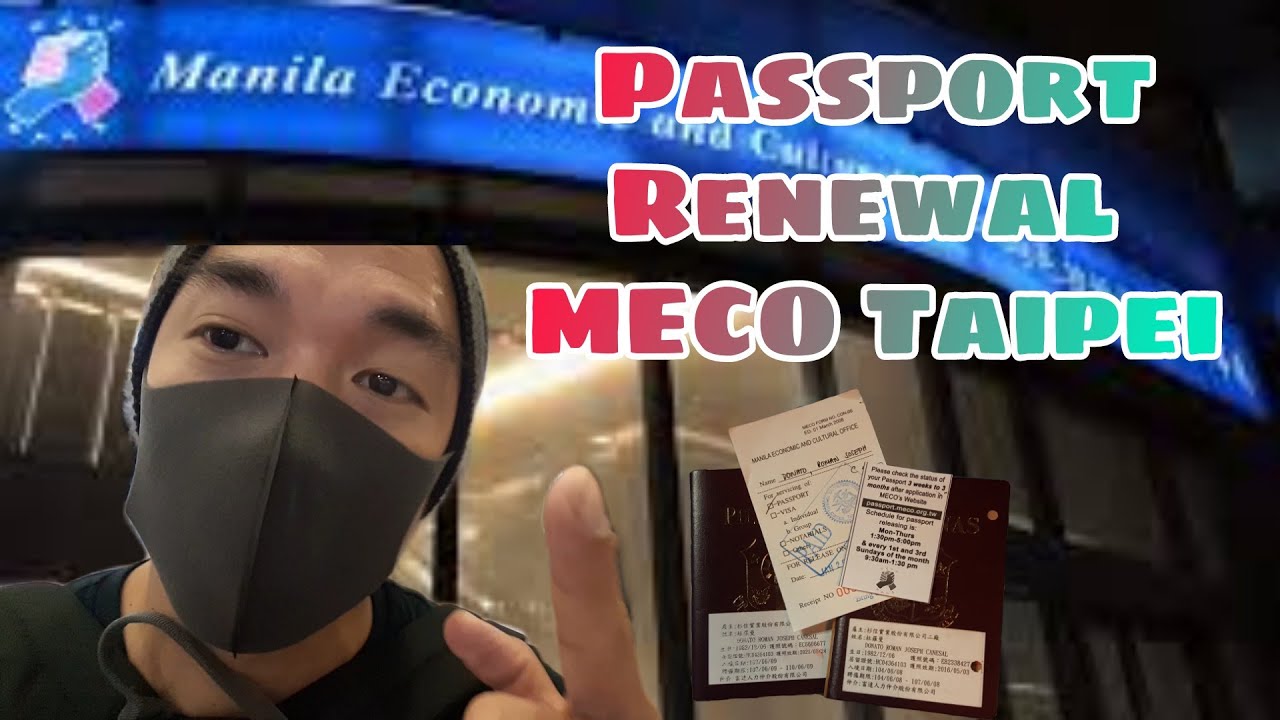 PASSPORT RENEWAL in MECO TAIPEI, TAIWAN. - YouTube