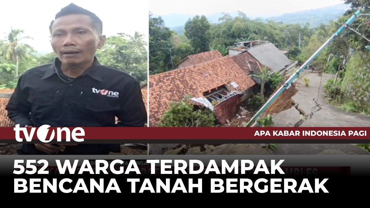 Badan Geologi Nasional Masih Kaji Relokasi untuk Korban Tanah Bergerak di Brebes | AKIP tvOne ...