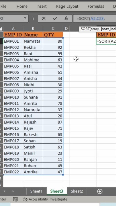 #shorts || Excel data Entry interview questions - YouTube