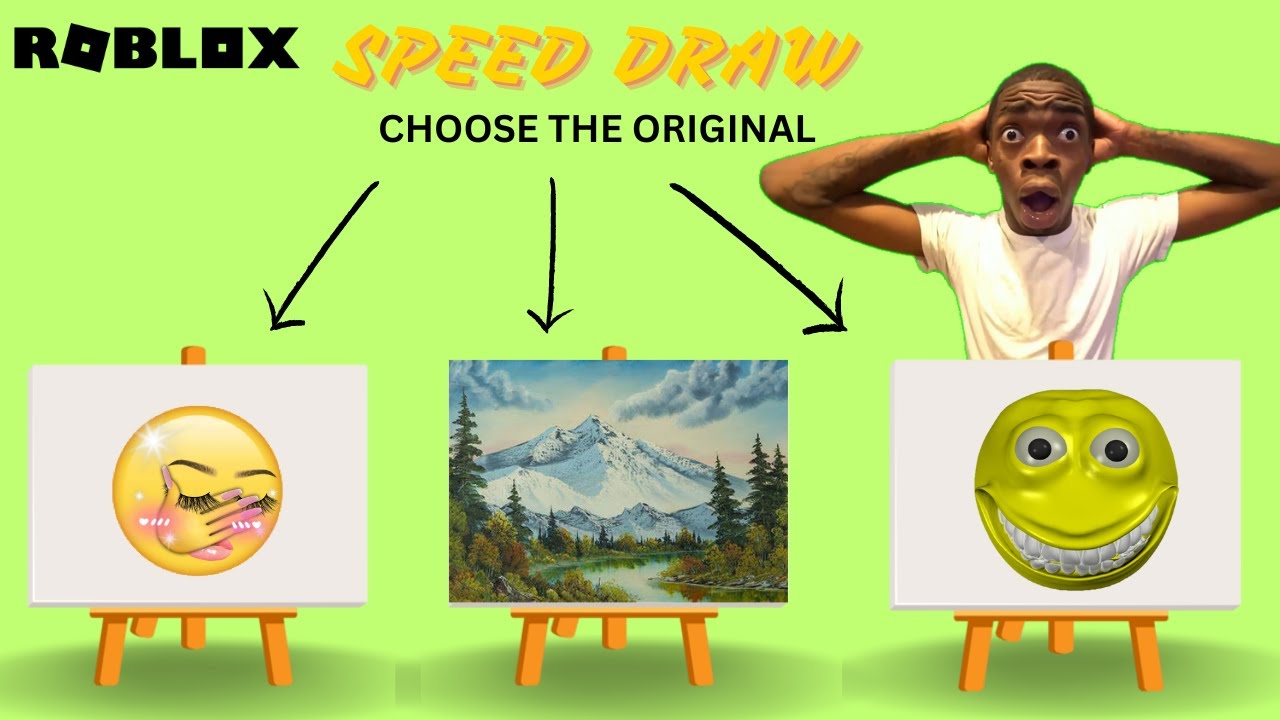We Might Be Artist | Roblox Speed Draw - YouTube
