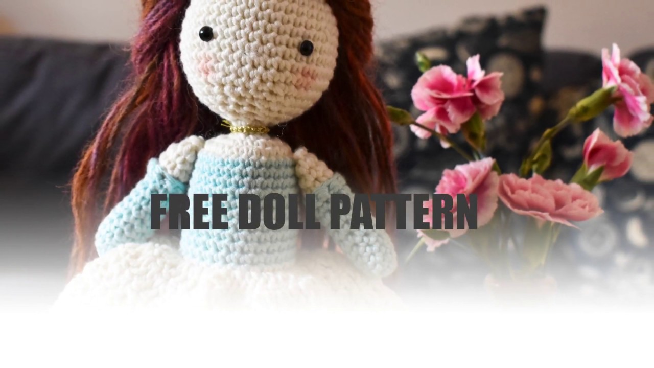 FREE CROCHET DOLL PATTERN - BELLA DOLL - YouTube