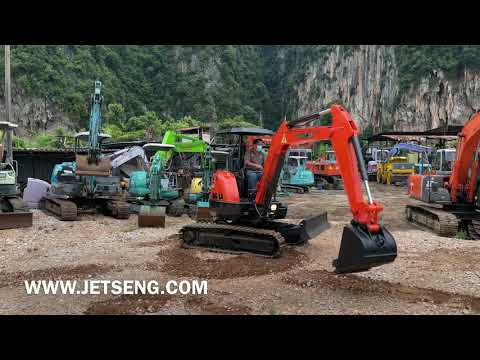 HITACHI EX35U-1AUP0005XX MINI EXCAVATOR - YouTube