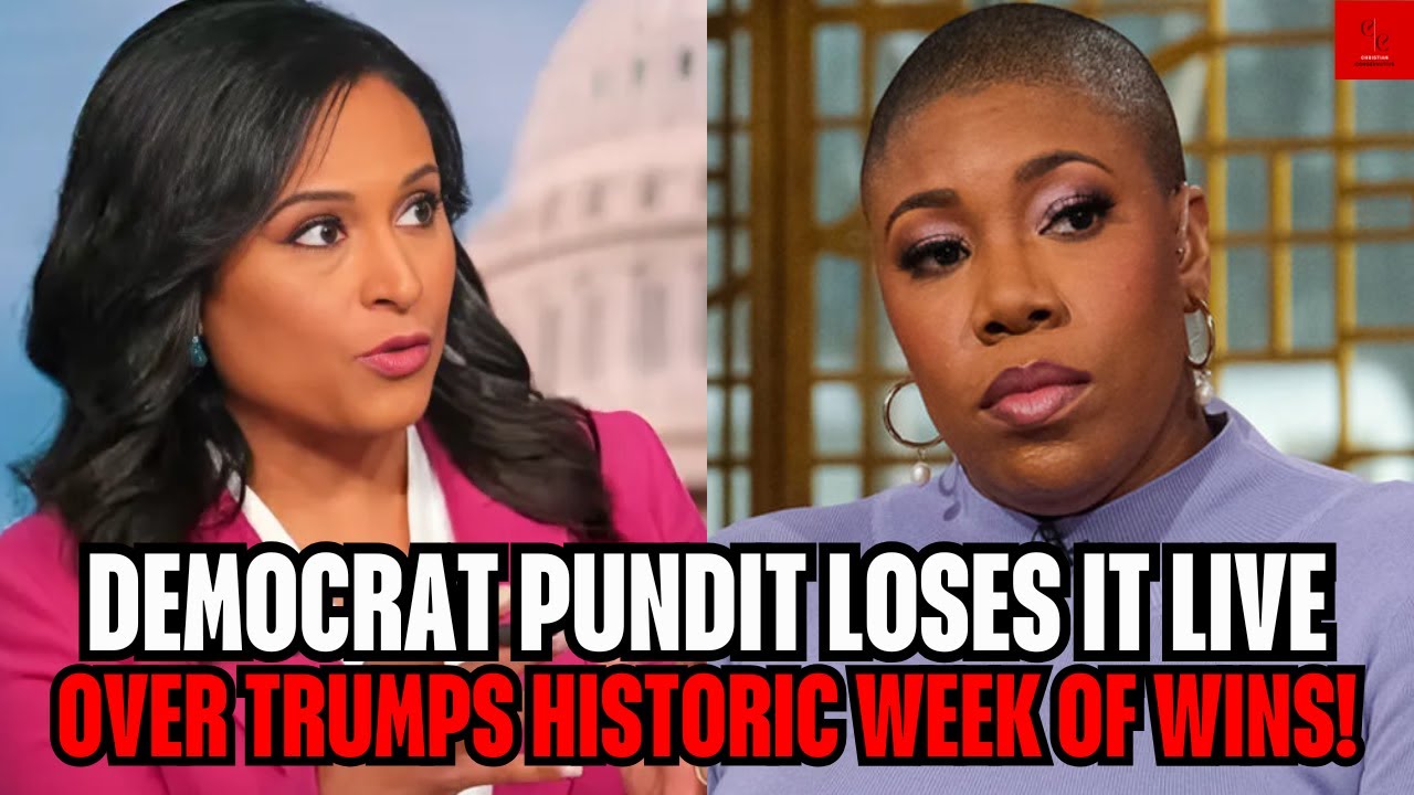 Democrat Pundit Loses it on Live TV Over Trump's Historic Week of Wins ...