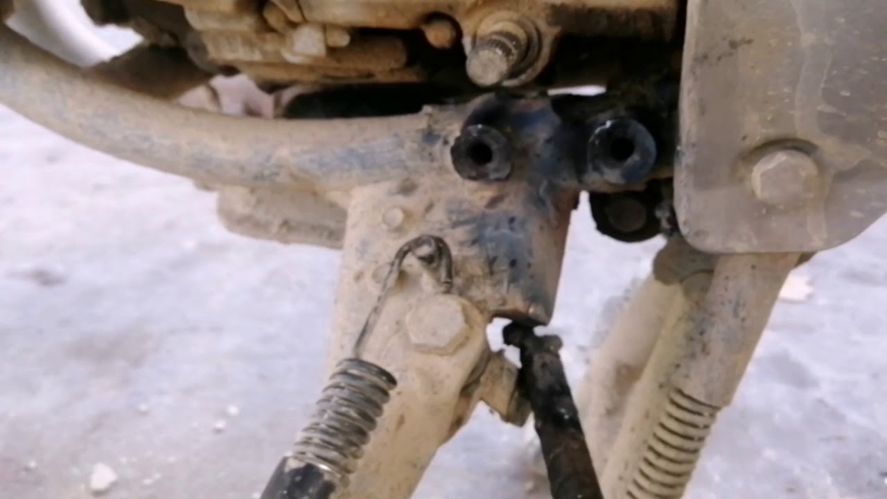 How To Fix Pulsar 150 left front footrest damage? Nepali - YouTube
