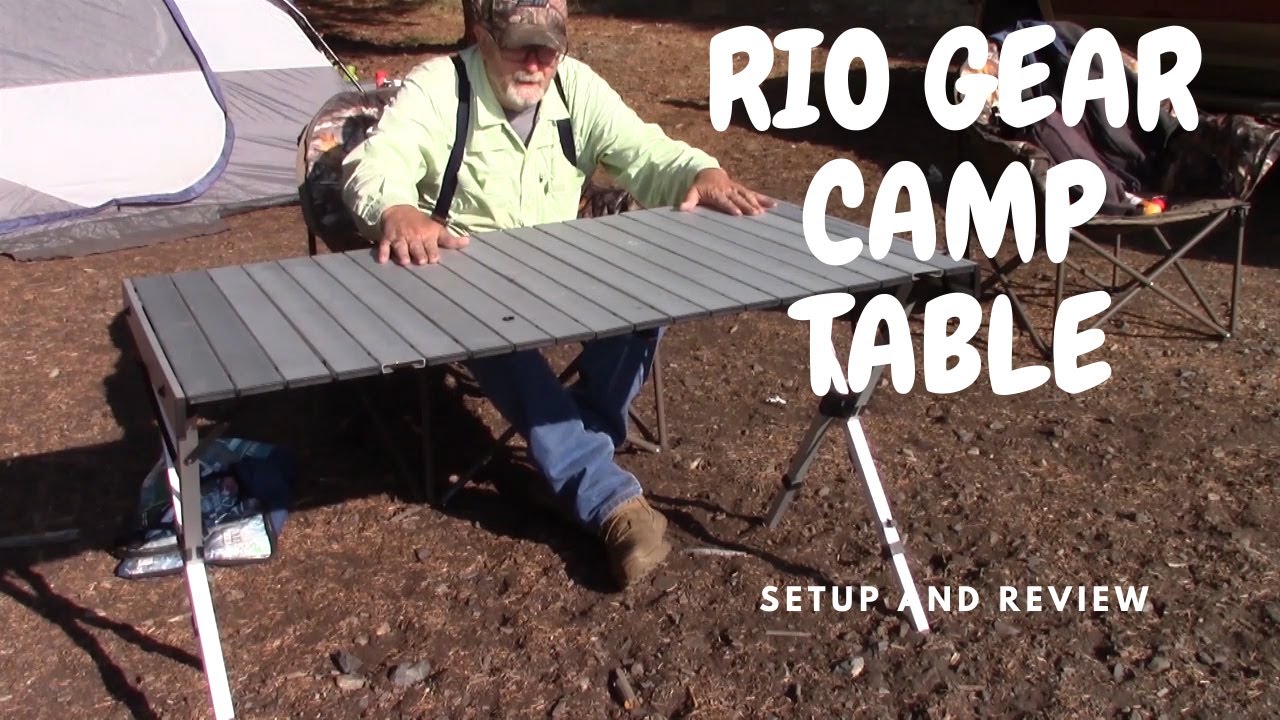 👉REVIEW OF A RIO GEAR ALUMINUM CAMP TABLE-Is it the best camping table ...