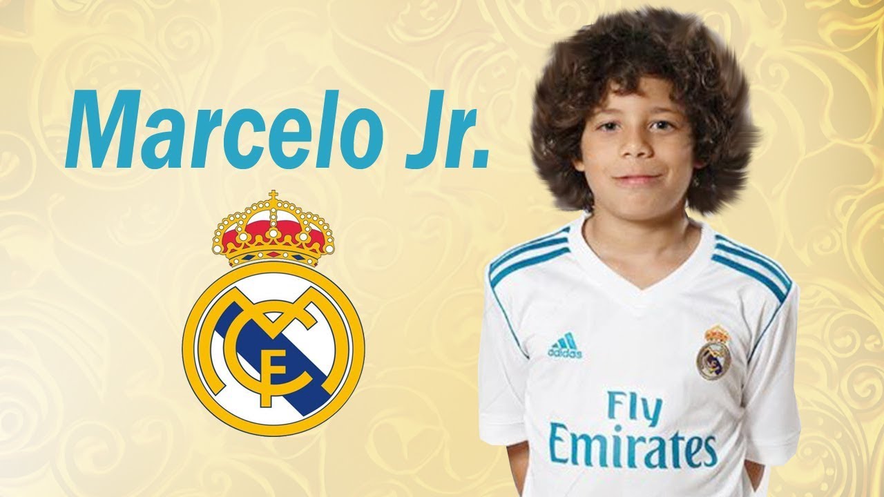 Marcelo Jr King of U10 La Liga's Real Madrid goals skills - YouTube
