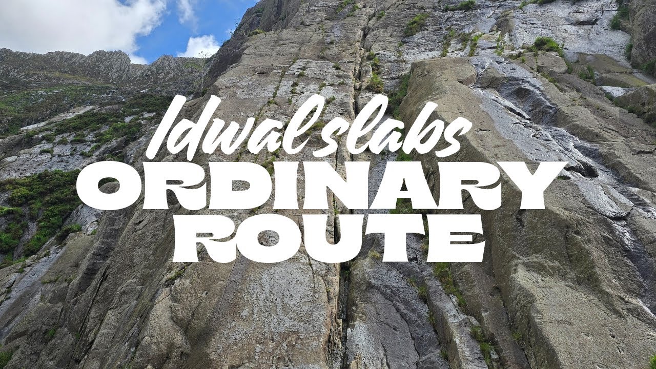 Climbing Idwal Slabs Ordinary Route - YouTube