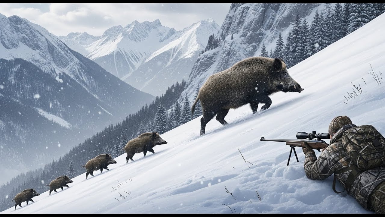 Wild Boar Attack: 48 Hours of Killing Wild Boars in the Snow to Protect ...