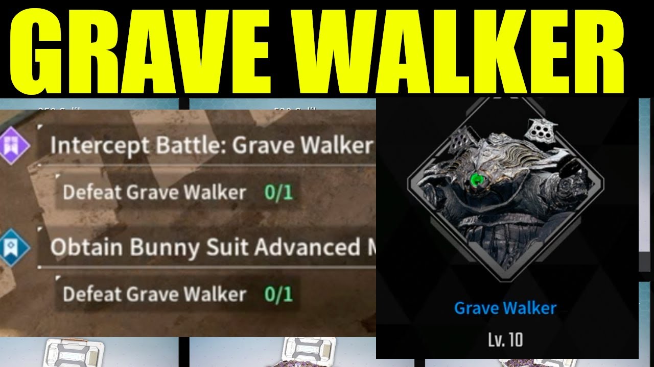 How to "defeat grave walker" The first descendant | Obtain Bunny suit advanced - YouTube