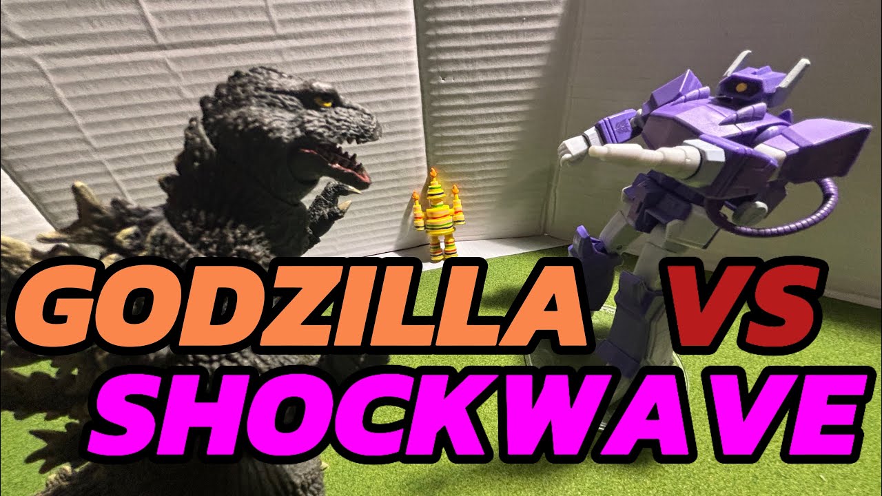 Godzilla Vs Shockwave (short stop-motion film) - YouTube