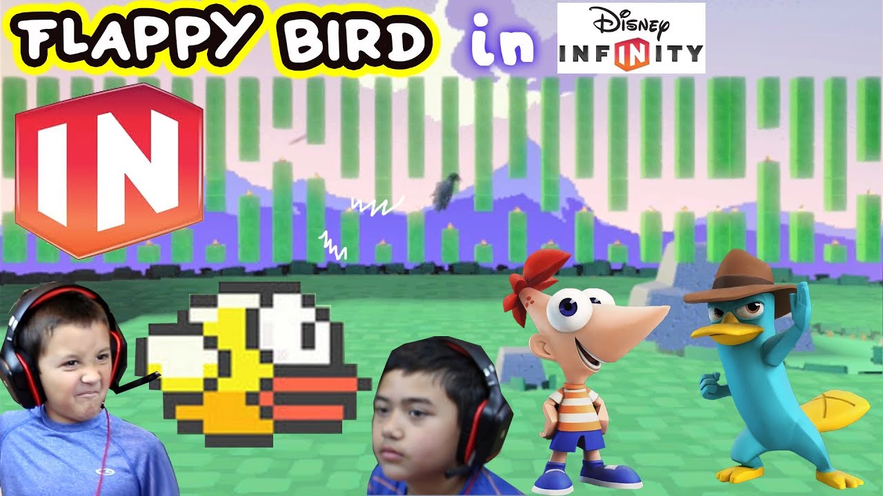Phineas & Perry turn into Flappy Bird Disney Infinity Toy Box Share ...
