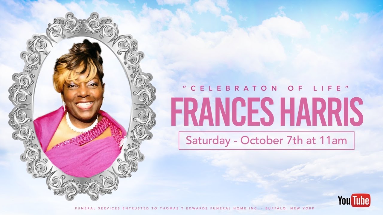 Celebration of Life Frances Harris - YouTube