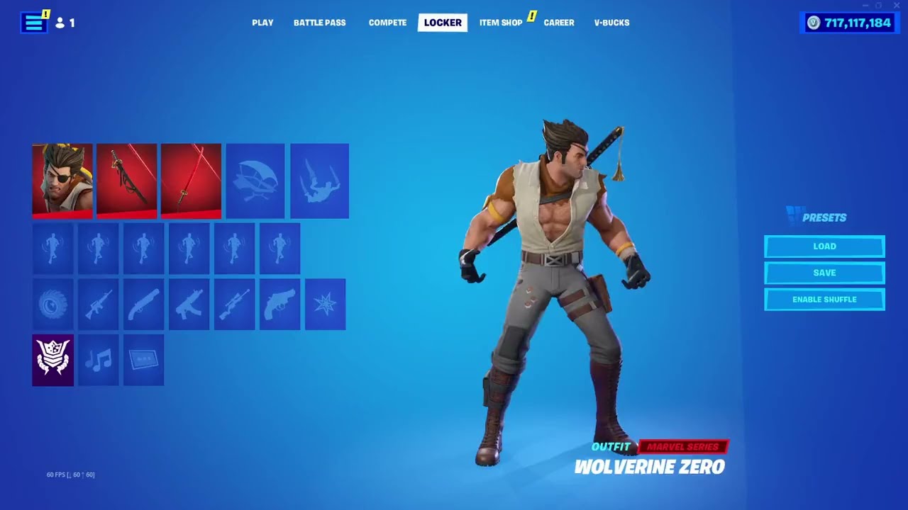 Fortnite Wolverine Zero August Crew Pack Gameplay - YouTube