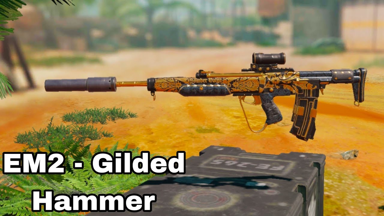 CALL OF DUTY MOBILE : EM2 - Gilded Hammer gameplay - YouTube