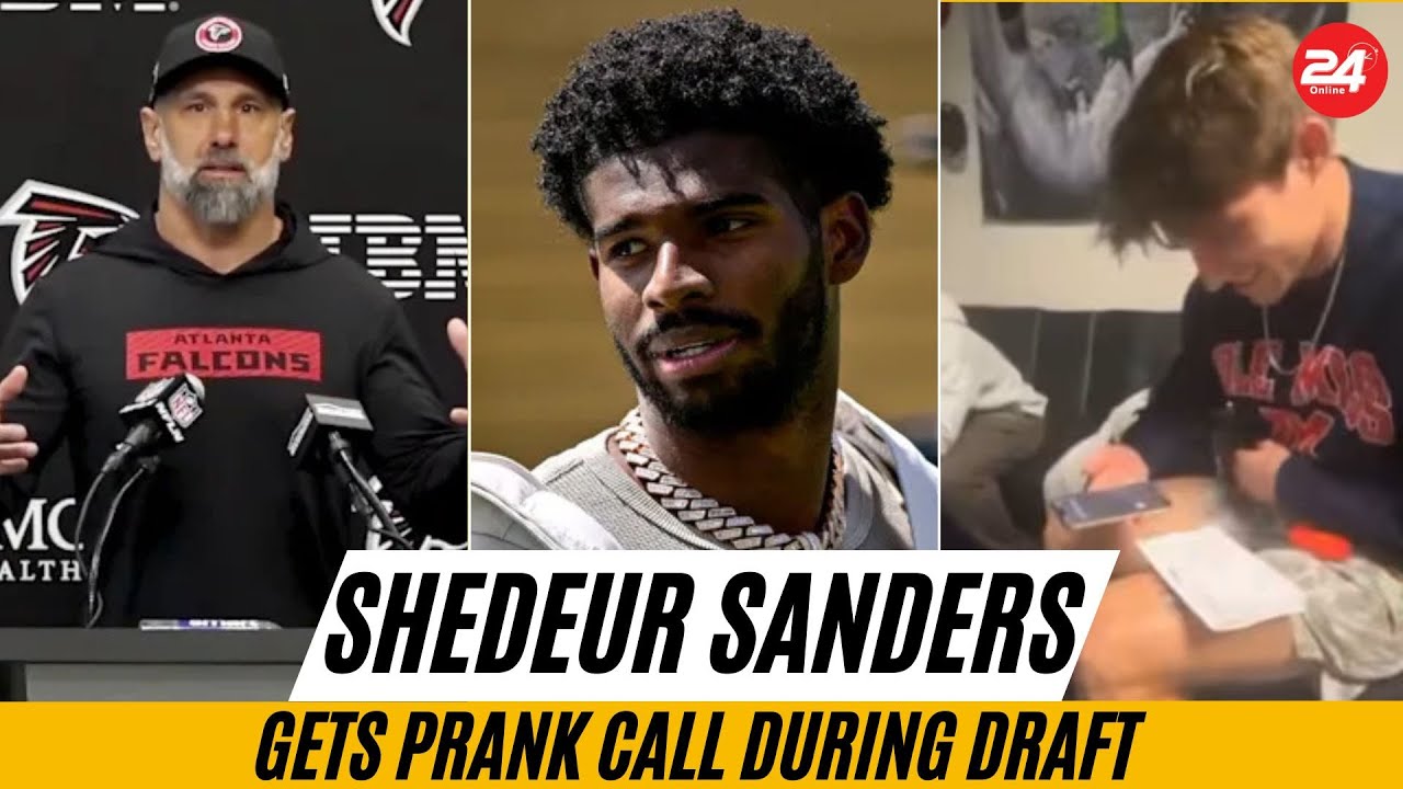 Shedeur Sanders Gets PRANK CALL During Draft From Falcons Coordinator's ...