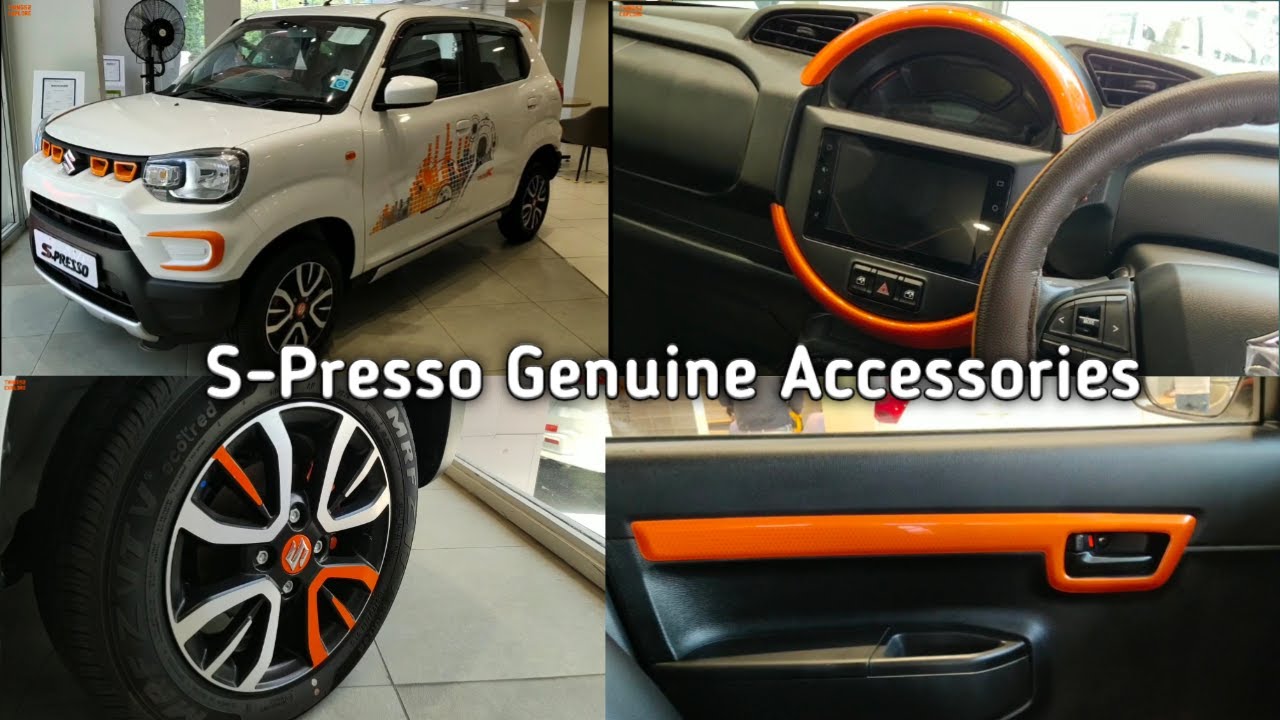 S Presso Genuine Accessories 2020 | Maruti Suzuki Spresso VXI Plus BS6 ...