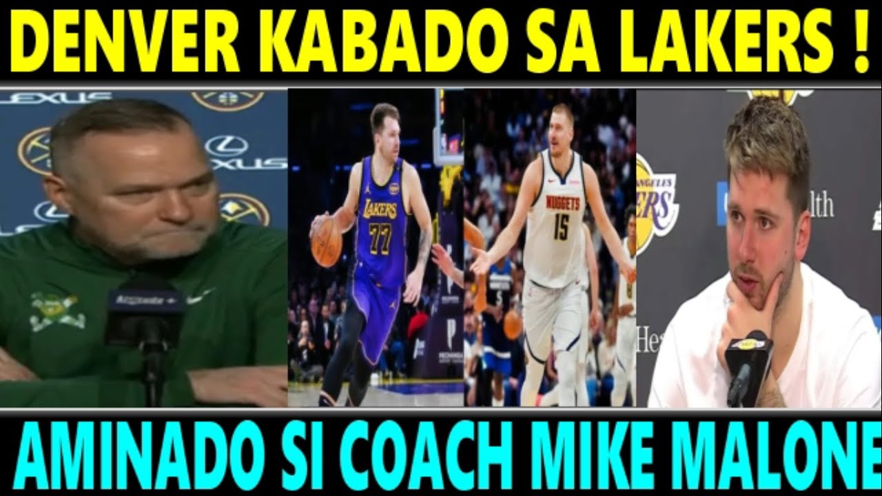 "KABADO" ang DENVER sa LAKERS! AMINADO ang NUGGETS COACH sa LAKERS REMATCH - YouTube