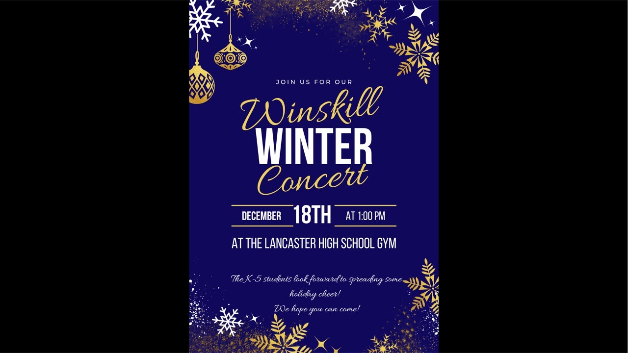 2025 Winskill Elementary Winter Concert - YouTube