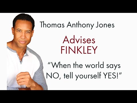 Actor, Thomas Anthony Jones, Gives FINKLEY Great Advice! - YouTube