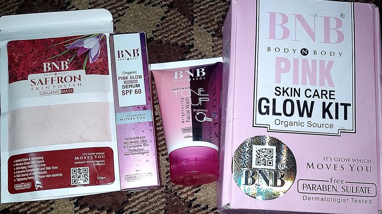 BNB pink glow kit.. unboxing - YouTube