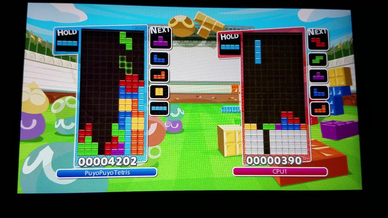 Puyo Puyo Tetris Switch Demo: Tetris Control Test - YouTube